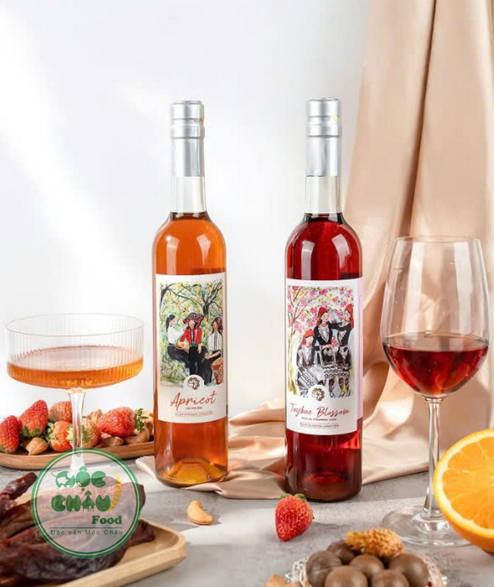 Rượu Mơ Rustic Charm , Rượu MẬN, CHANH, DÂU Rustic Charm - Đặc sản Mộc Châu